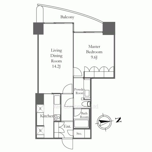 Atago Green Hills Forest Tower for rent | Tokyo Apartments - Ken ...