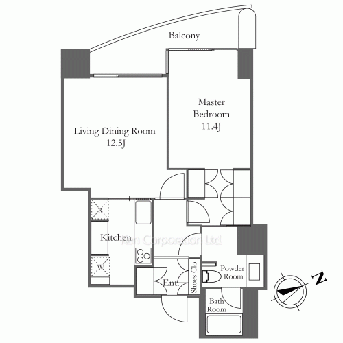 Atago Green Hills Forest Tower for rent | Tokyo Apartments - Ken ...