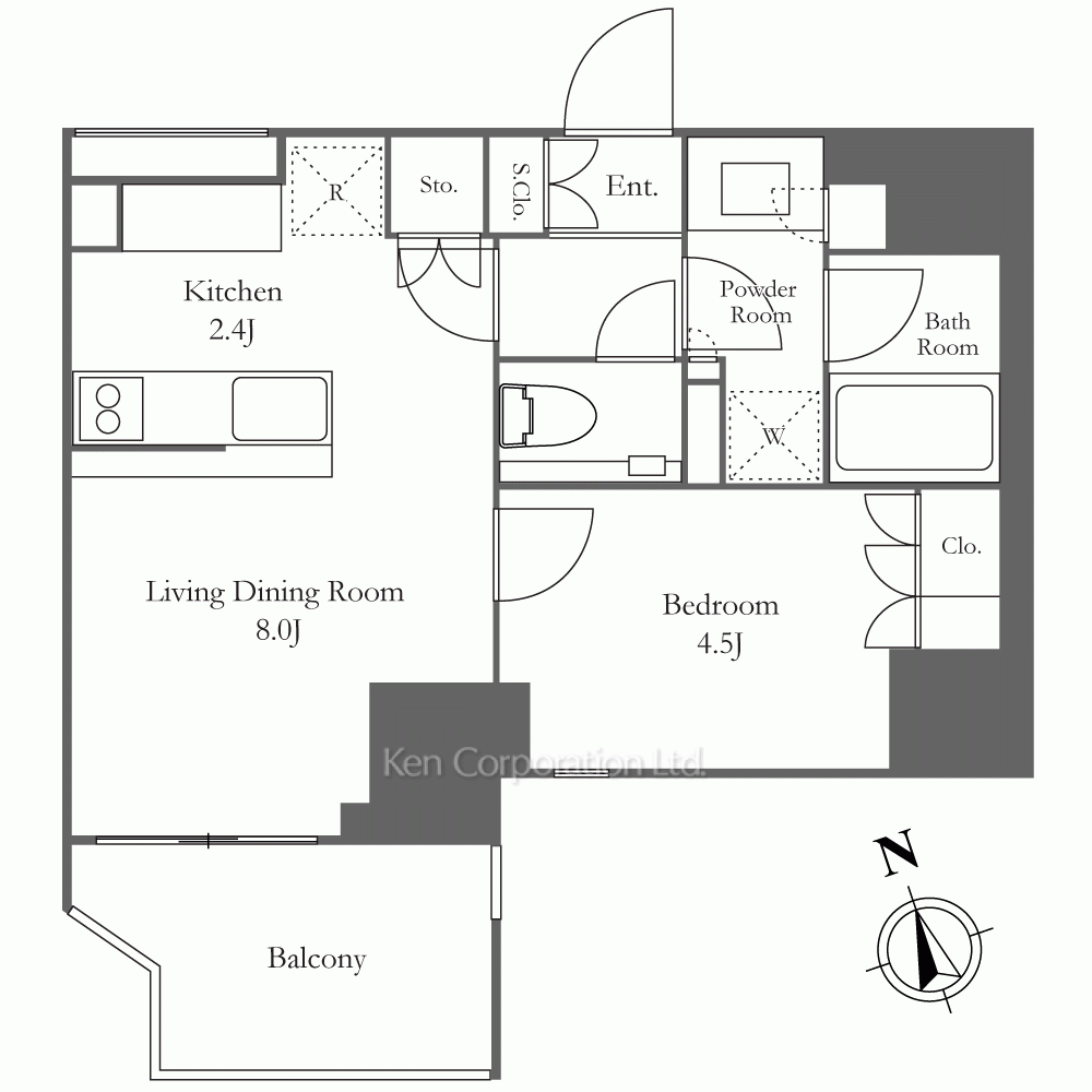 Belle Vue 千代田飯田橋 12階 1LDK 2021090592｜高級賃貸マンションや高級住宅の賃貸・売買・管理、分譲賃貸ならKENケン・コーポレーション