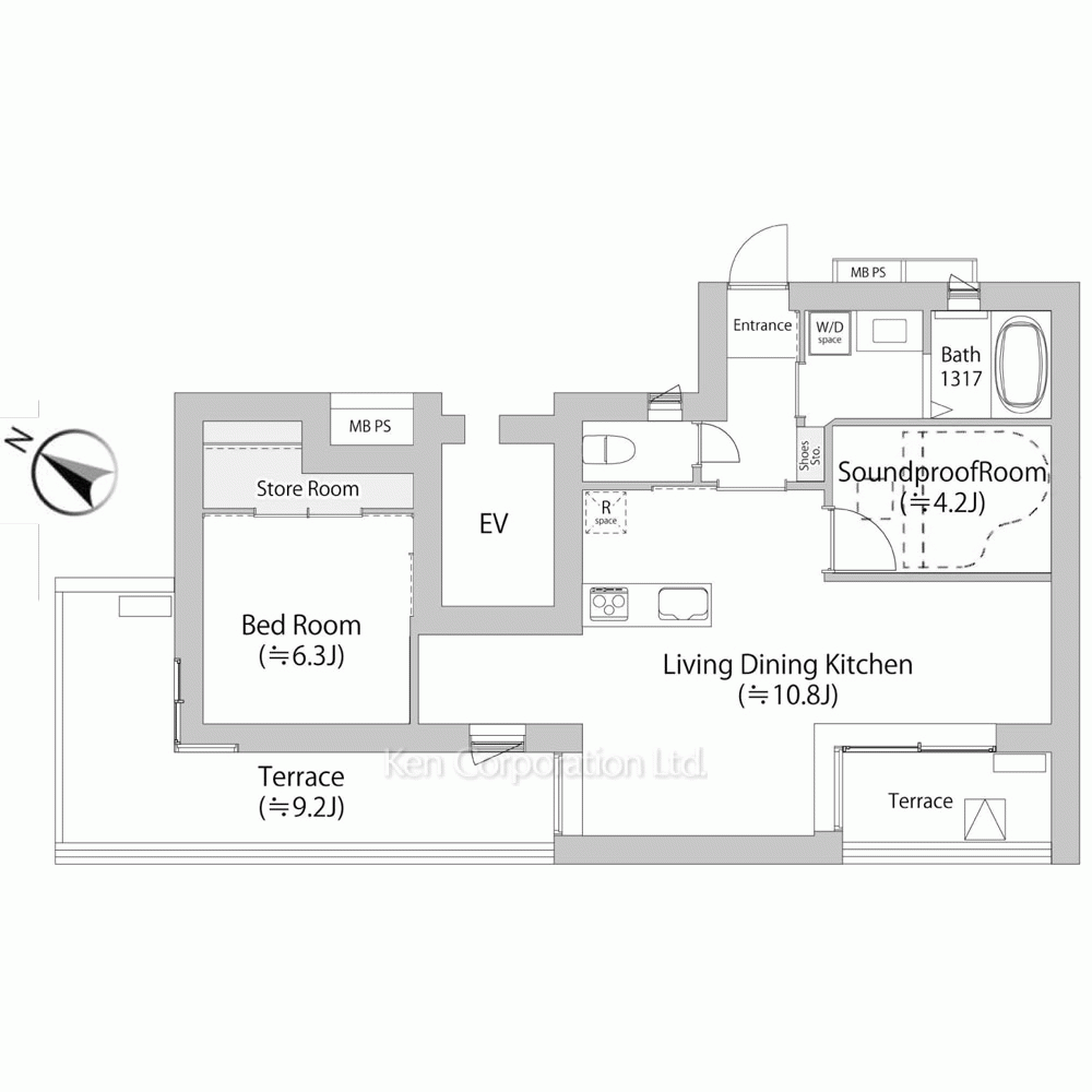 プリファード洗足 4階 1LDK+S 2023020235｜高級賃貸マンションや高級住宅の賃貸・売買・管理、分譲賃貸ならKENケン・コーポレーション