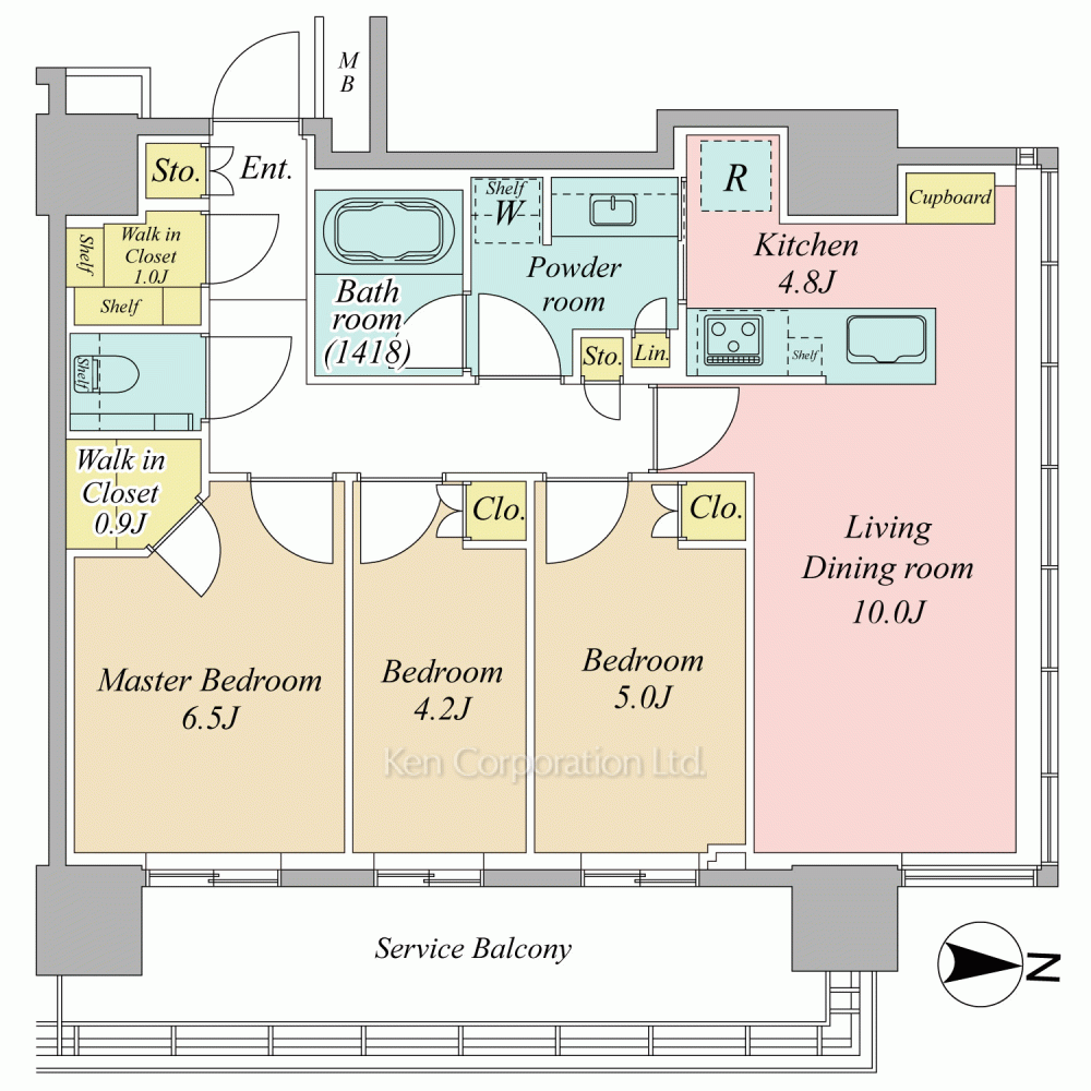 THE YOKOHAMA FRONT TOWER 41階 2LDK+WIC+SIC 2023085385｜高級賃貸マンションや高級住宅の賃貸・売買・管理、分譲賃貸ならKENケン・コーポレーション