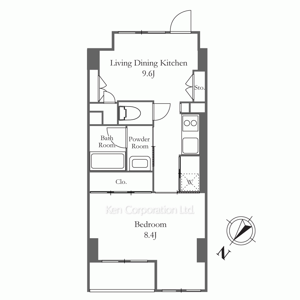 JP noie 横浜平沼 10階 1LDK 2025030392｜高級賃貸マンションや高級住宅の賃貸・売買・管理、分譲賃貸ならKENケン・コーポレーション