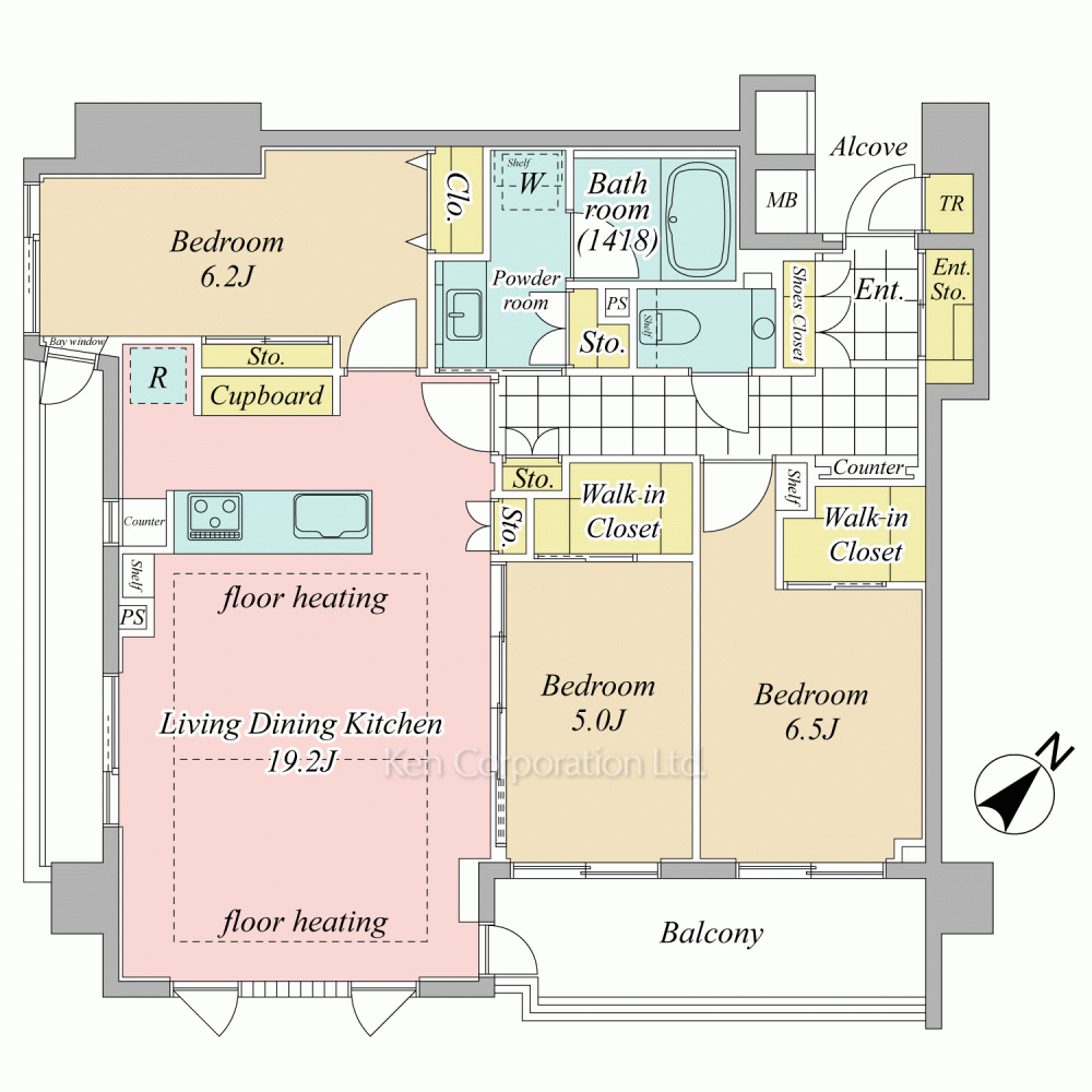 大井仙台坂レジデンス 4階 3LDK 2025046097｜高級賃貸マンションや高級住宅の賃貸・売買・管理、分譲賃貸ならKENケン・コーポレーション