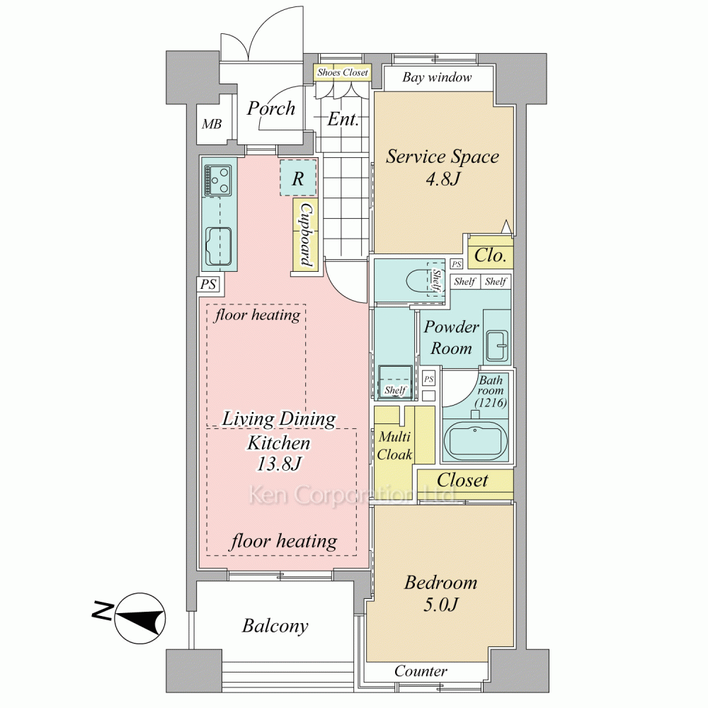 パークスクエア小石川 9階 2LDK 2025055751｜高級賃貸マンションや高級住宅の賃貸・売買・管理、分譲賃貸ならKENケン・コーポレーション